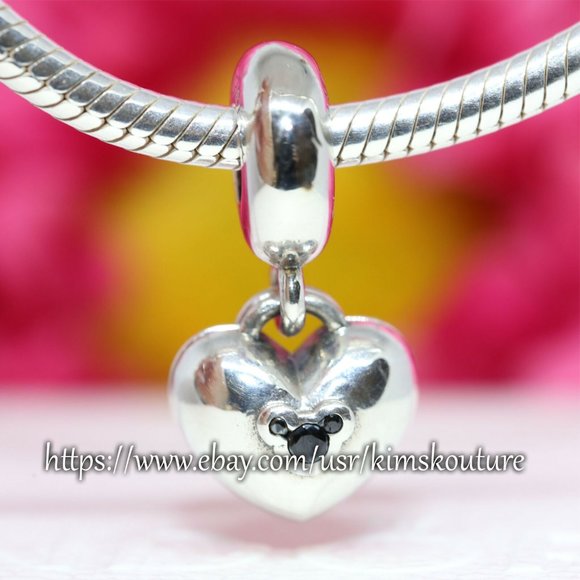 Pandora | Jewelry | Pandora Mickey Minnie Heart Charm 79441nck | Poshmark